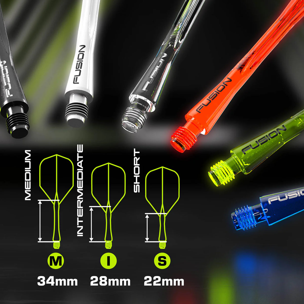 Winmau Fusion Integrated Flight and Stem — Dartsco